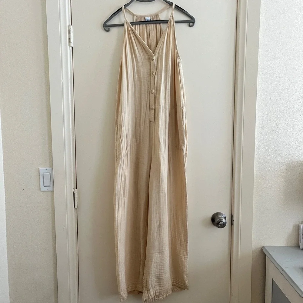 Old Navy | Pants & Jumpsuits | Old Navy Women Lagenlook Gauze Jumpsuit ...